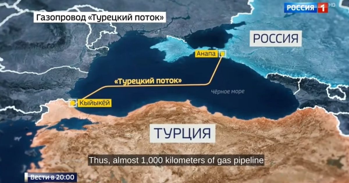 Rusland begint aanleg Turkish Stream | Geotrendlines